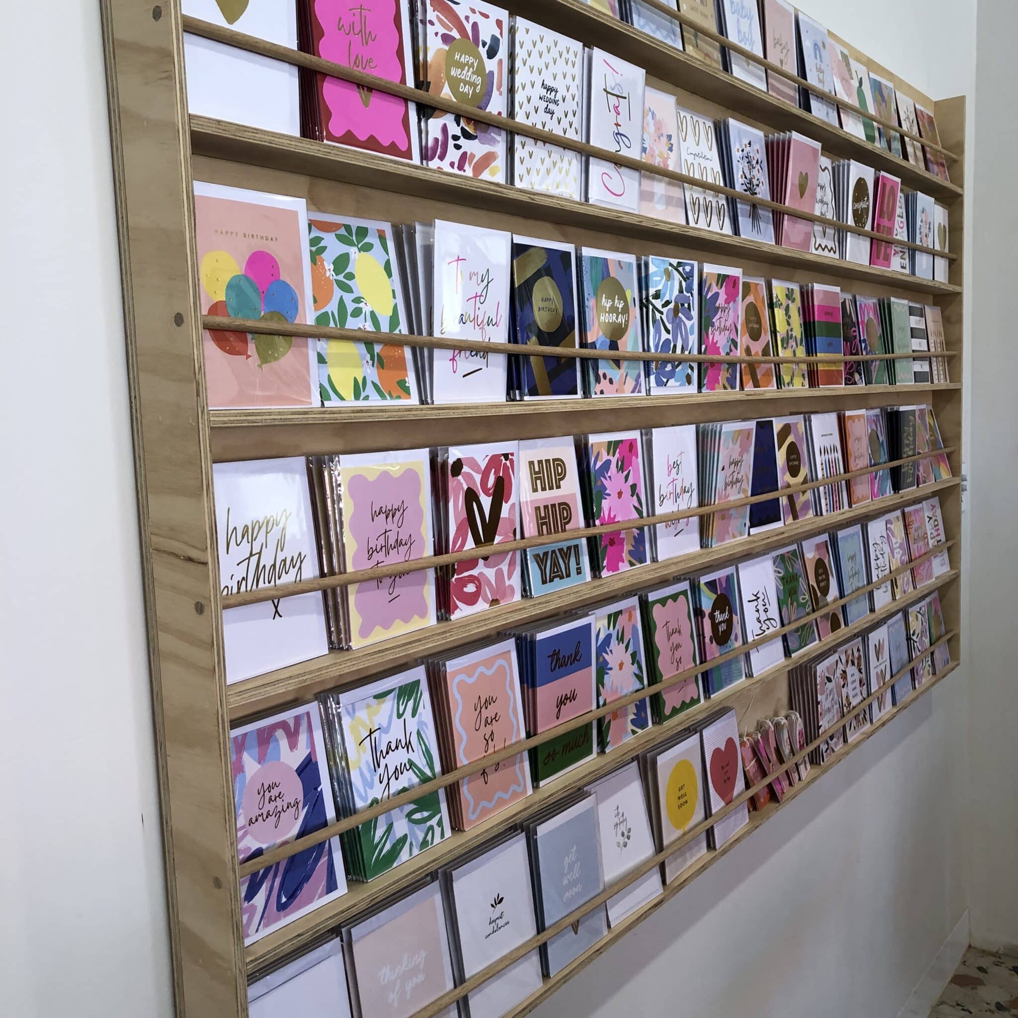 Wall Mounted Card Display - Market Stall Co