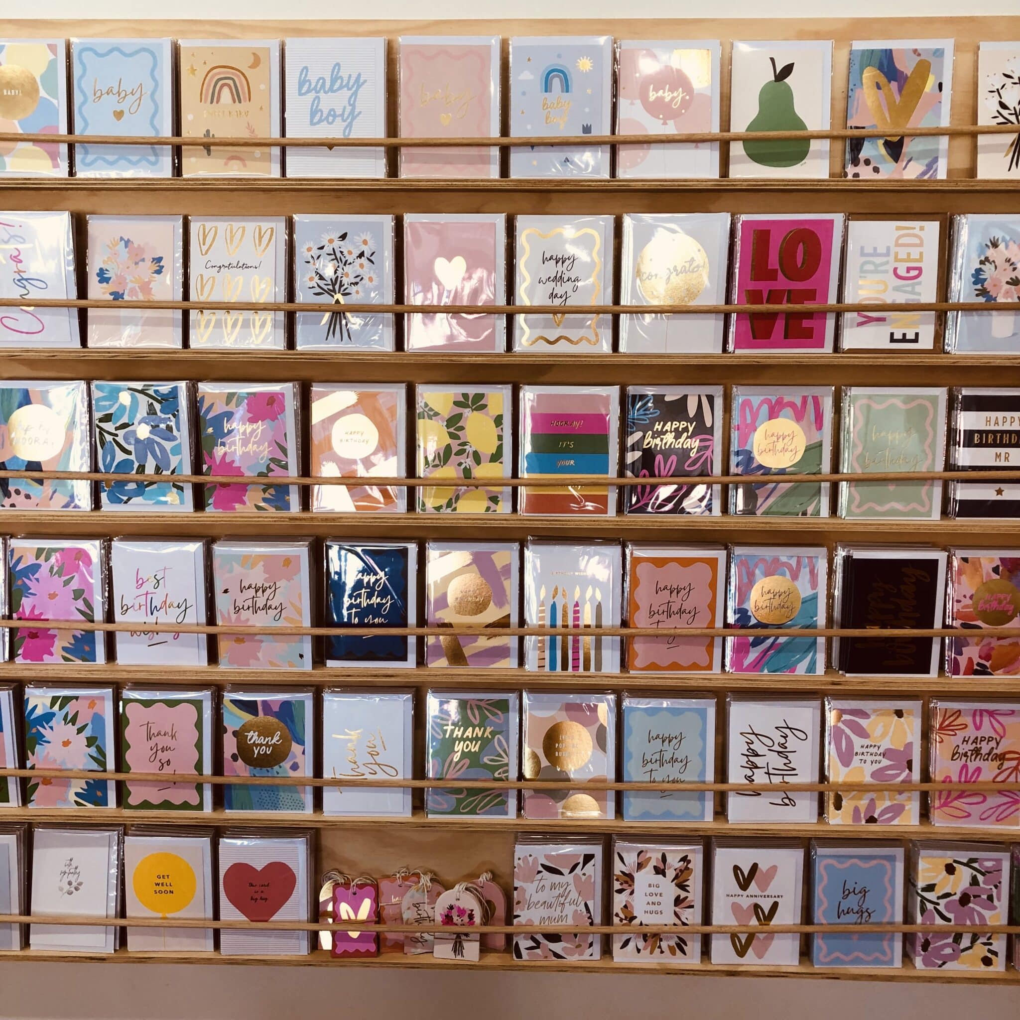 Wall Mounted Card Display - Market Stall Co